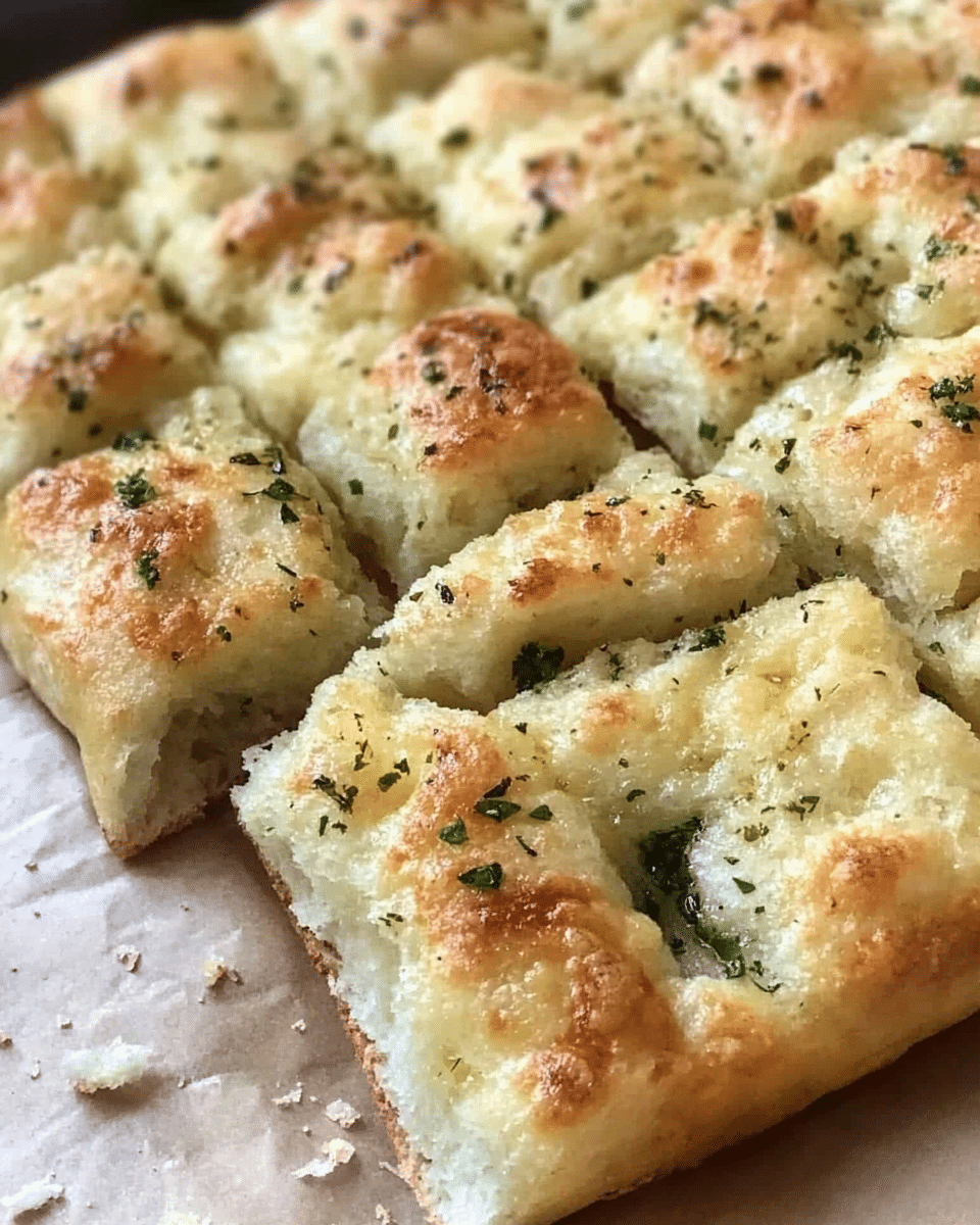 Garlic Butter Focaccia - Sophia Recipes