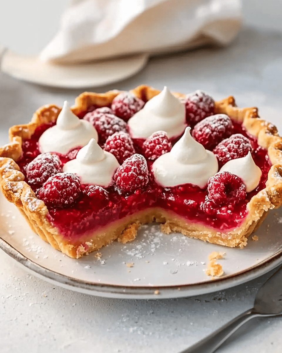 Raspberry Curd Tart - Sophia Recipes