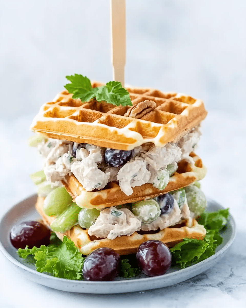 Sonoma Chicken Salad Waffle Sandwich - Sophia Recipes