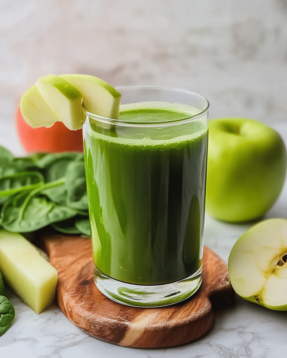 Spinach Apple Juice - Sophia Recipes