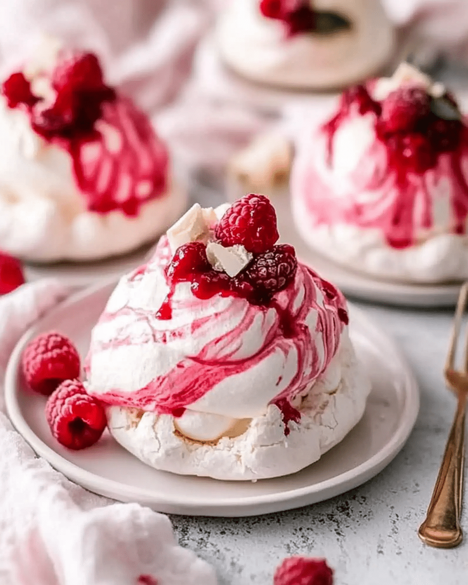 White Chocolate and Raspberry Pavlova - Sophia Recipes