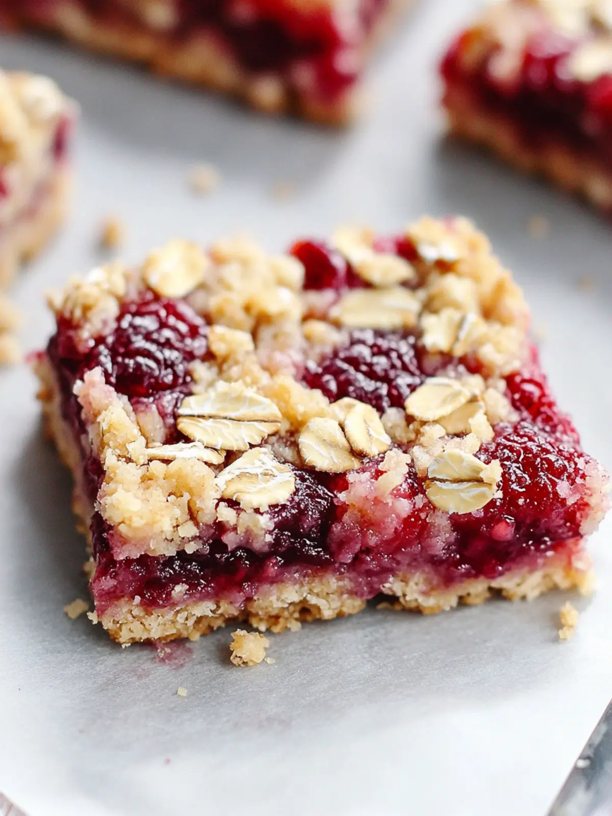 Delicious Raspberry Oatmeal Crumble Bars to Elevate Your Snack Time - Sophia Recipes