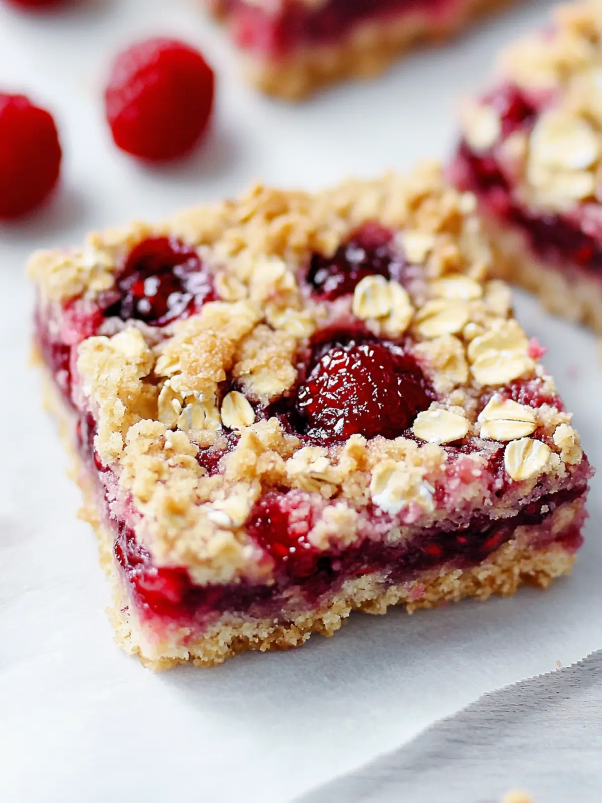 Delicious Raspberry Oatmeal Crumble Bars to Elevate Your Snack Time ...