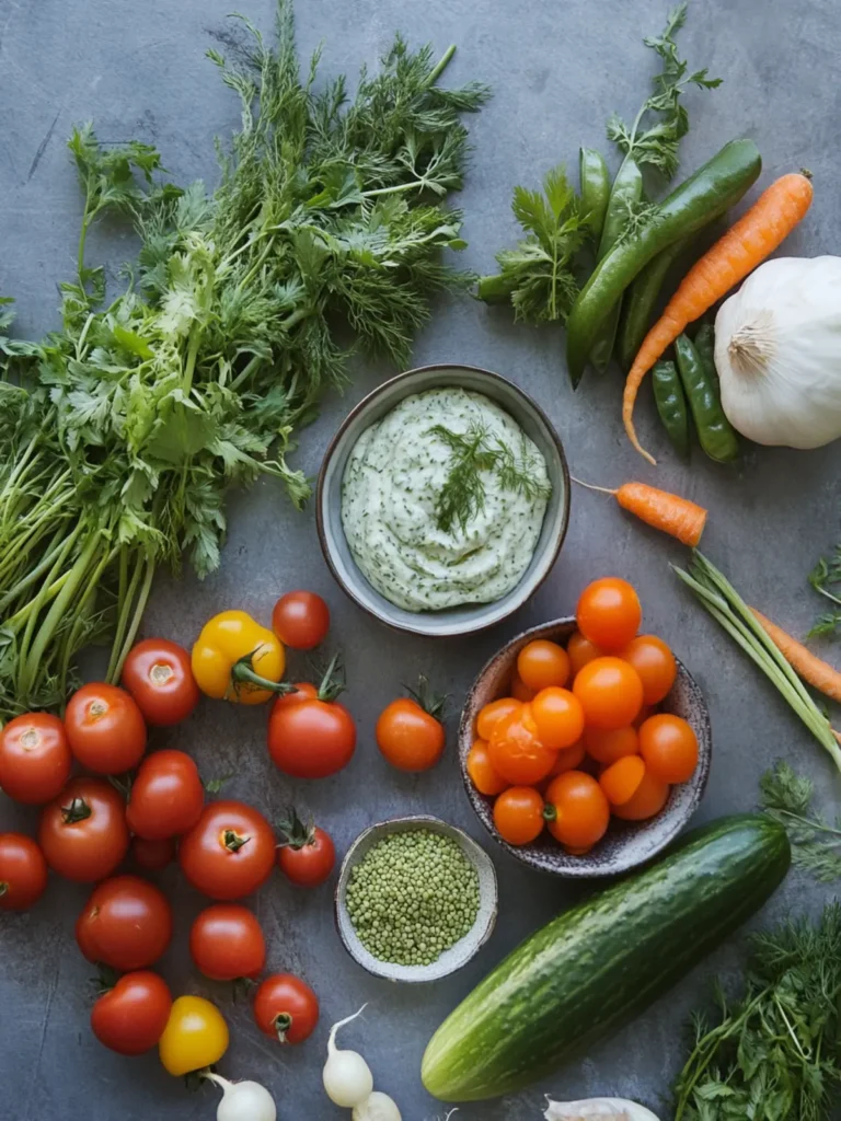 Delicious Garden Vegetable Spread to Elevate Your Dips - Sophia Recipes