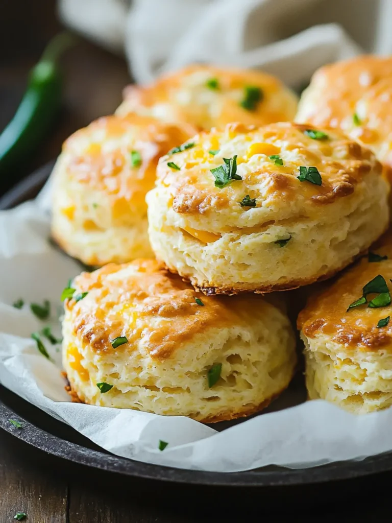 Zesty Jalapeno Cheddar Biscuits for a Perfect Dinner Treat - Sophia Recipes
