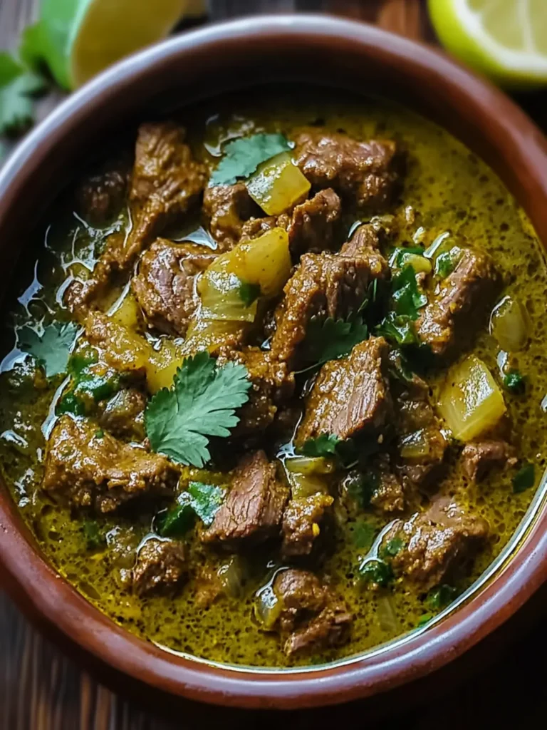Hearty Mexican Beef Chile Verde for Cozy Nights In - Sophia Recipes