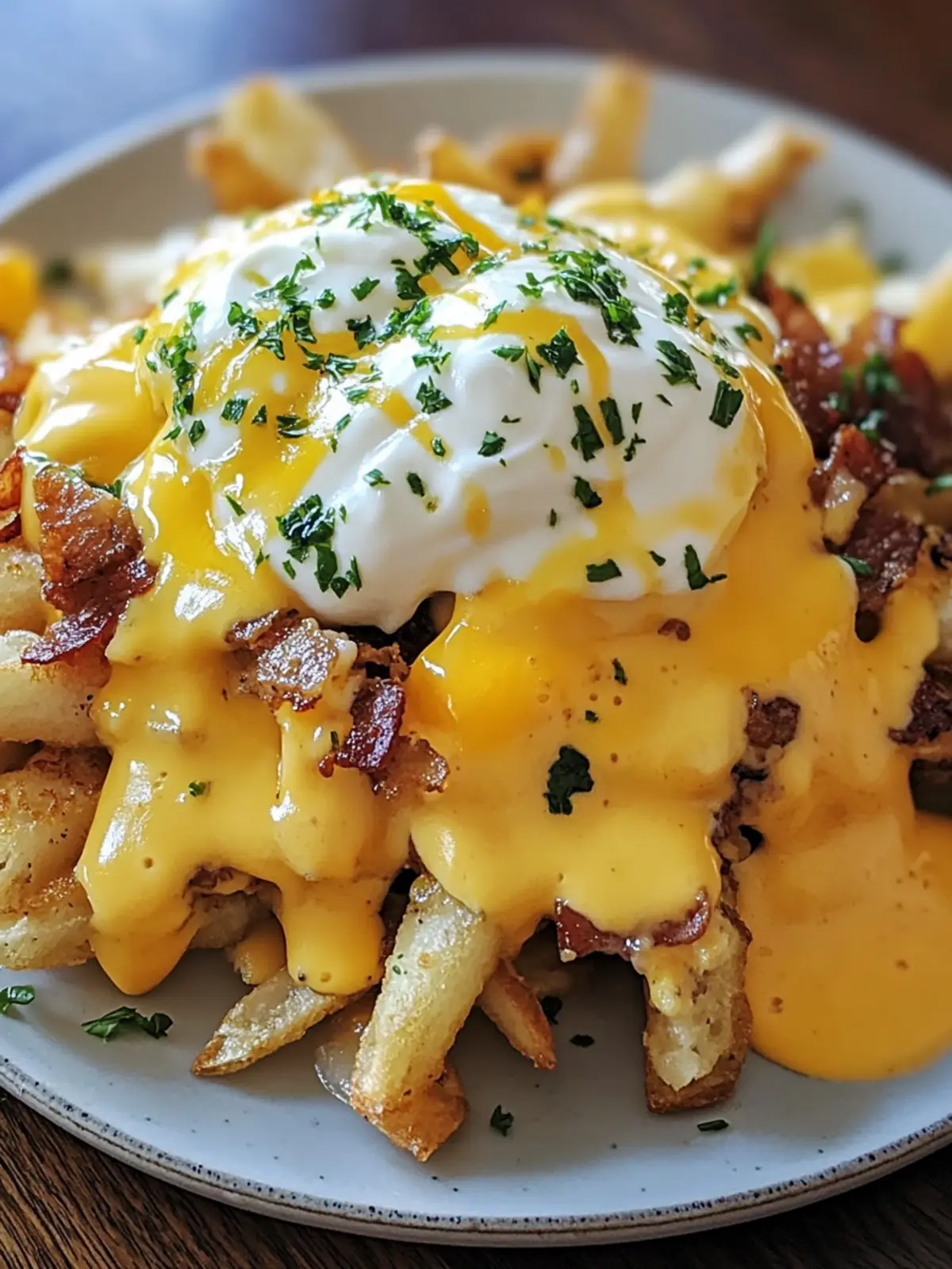 Savor Delicious Breakfast Poutine with Creamy Hollandaise Sauce ...
